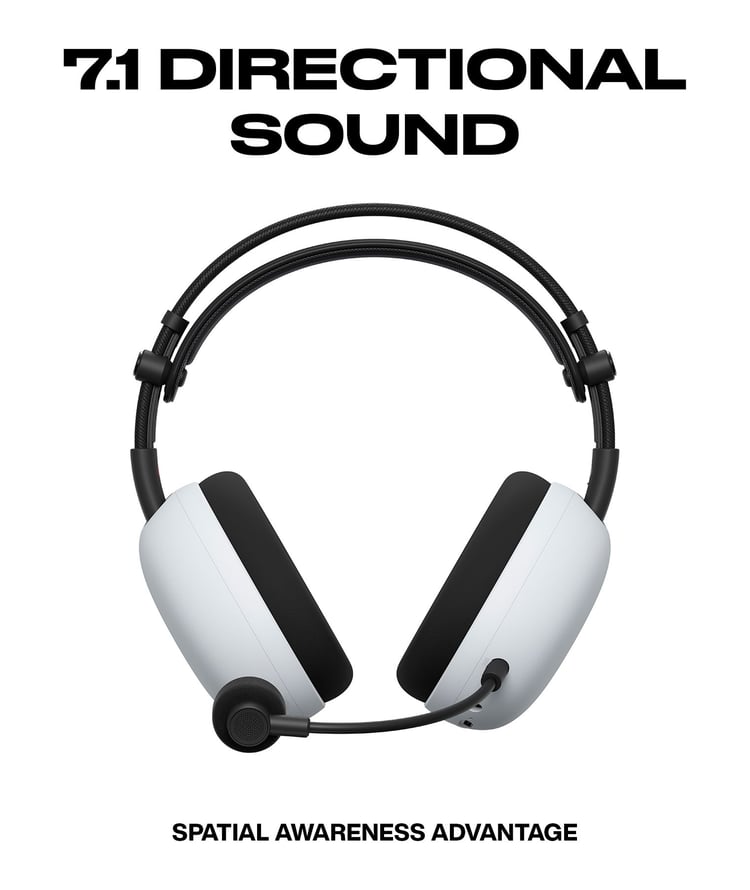 INZONE H9 II Wireless Noise Canceling Gaming Headset | White - Fnatic