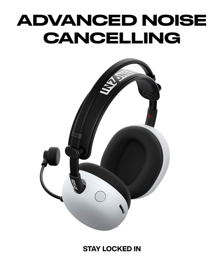 INZONE H9 II Wireless Noise Canceling Gaming Headset | White - Fnatic