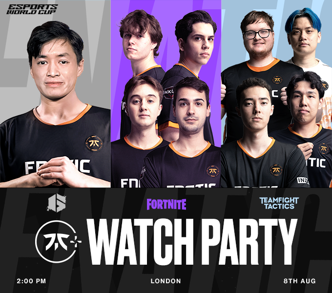 [IRL Event] Fnatic Plus - EWC London Watch Party - Fnatic Community