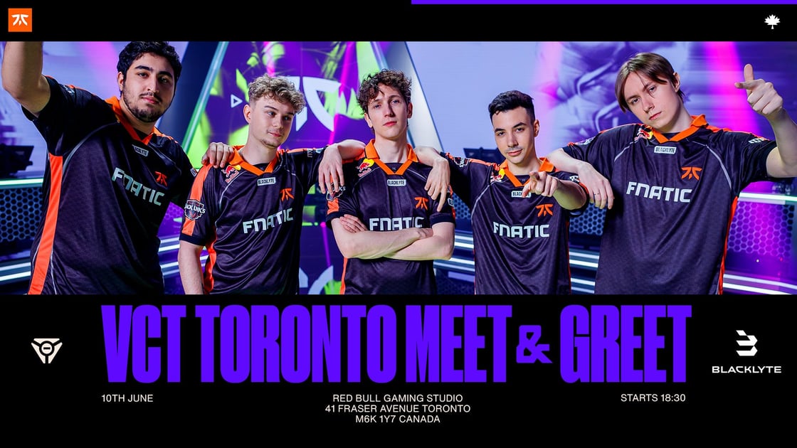 FNATIC x Blacklyte - Toronto Valorant Meet & Greet - Fnatic